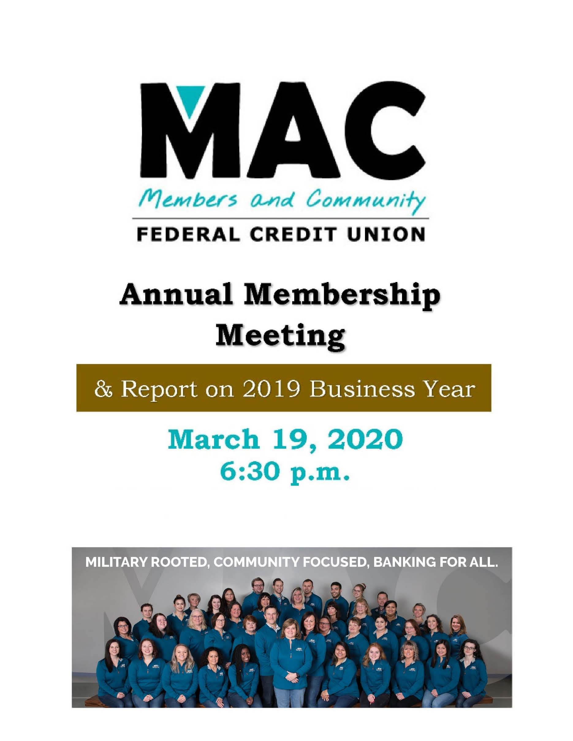Financials - MAC Federal Credit Union (MACFCU)
