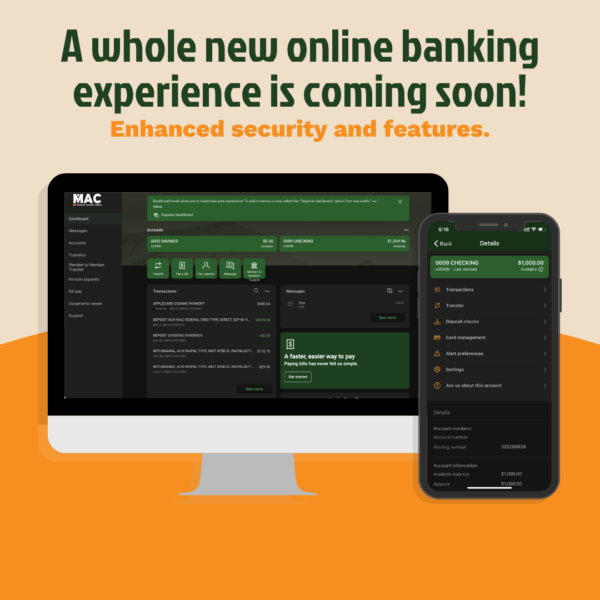 Mobile Banking - MAC Federal Credit Union (MACFCU)