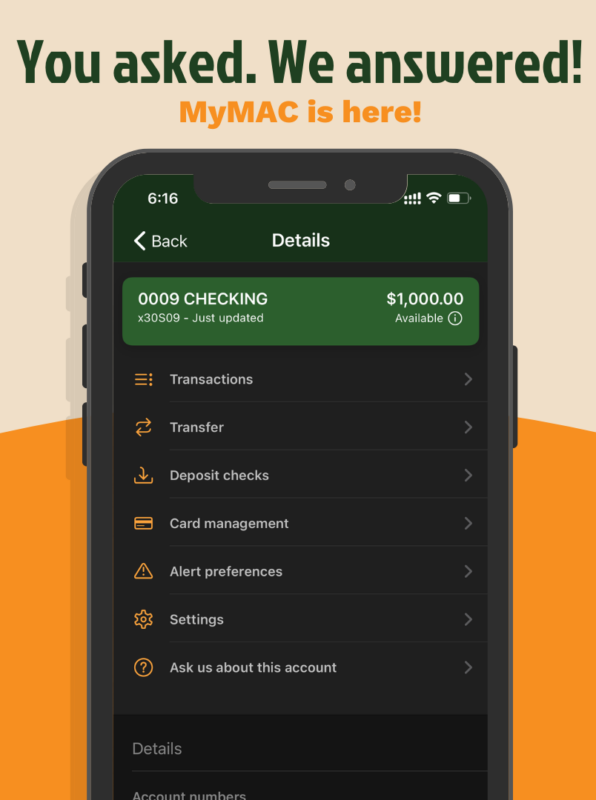 Mobile Banking - MAC Federal Credit Union (MACFCU)