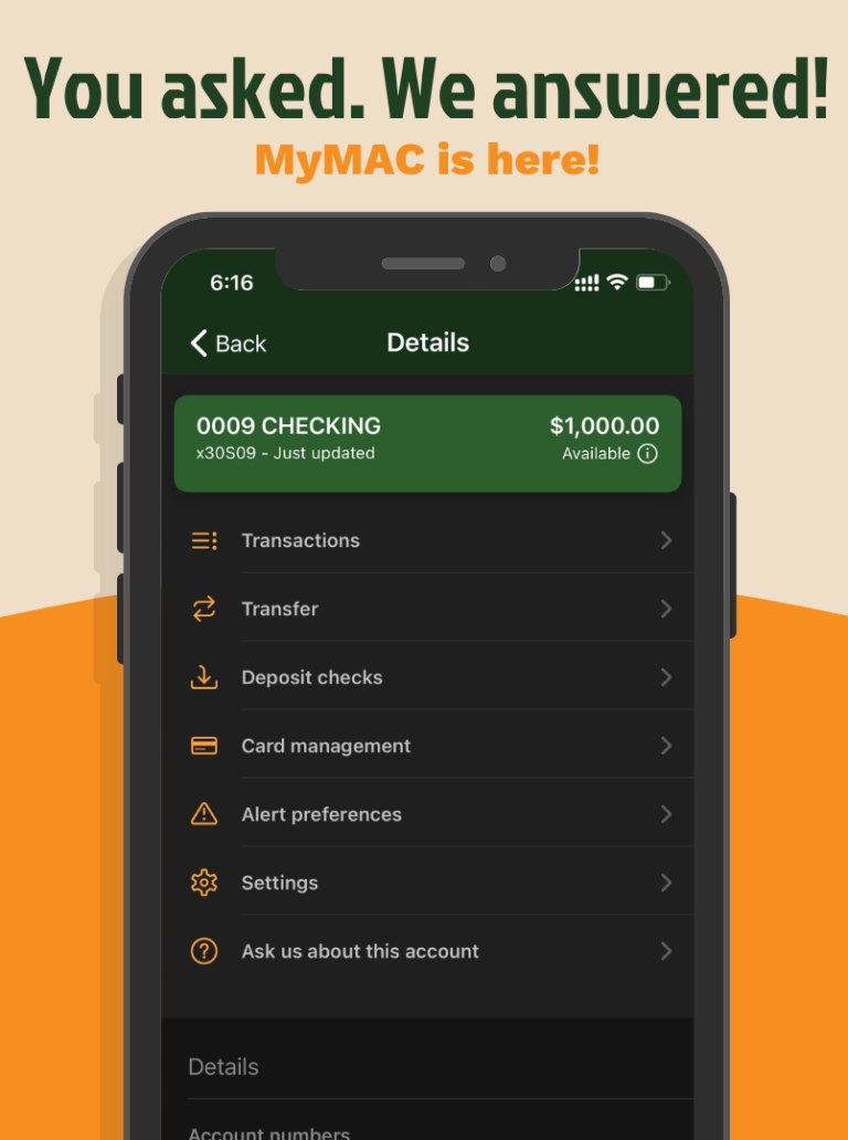 Mobile Banking - MAC Federal Credit Union (MACFCU)