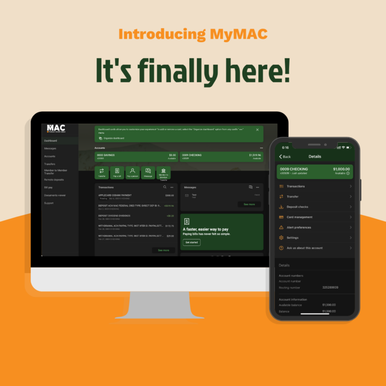 Mobile Banking - MAC Federal Credit Union (MACFCU)